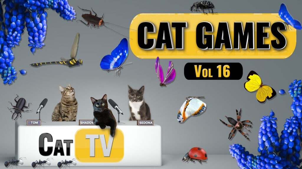 Cat Games Ultimate Cat Tv Bugs And Butterflies Compilation Vol 16 рџєі рџђћ